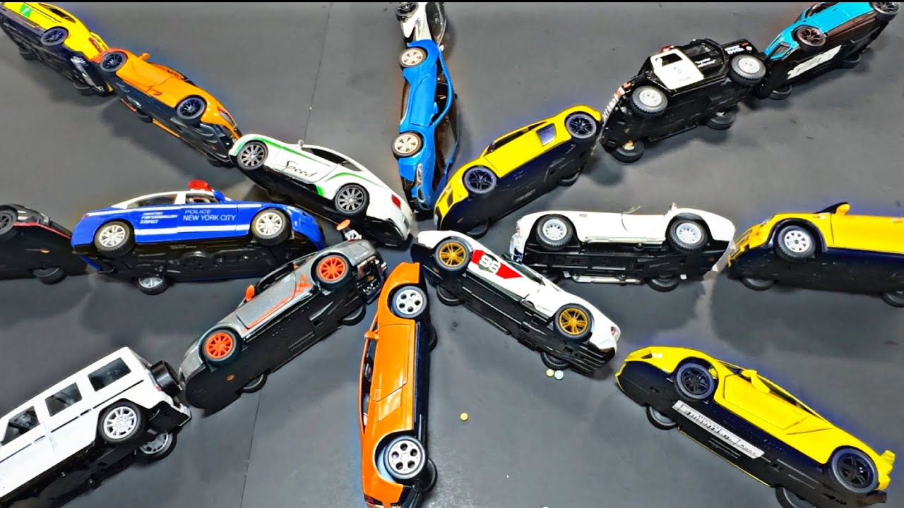 Satisfying Play With Review Toy Cars At Random And Then Put Them On the ...
