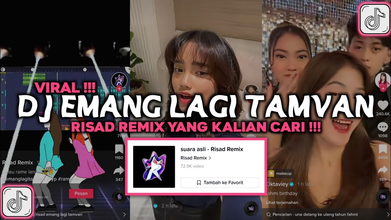 DJ EMANG LAGI TAMVAN RISAD REMIX VIRAL TIKTOK 2023 DJ HARUS BAGAIMANA LAGI MENCURI PERHATIANMU ...