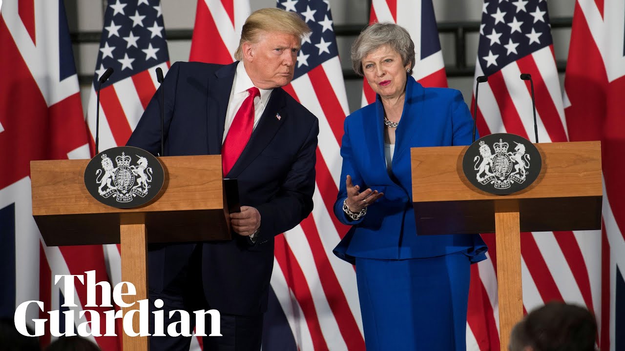 Trump and May hold joint press conference - YouTube