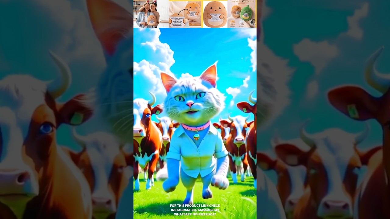 Alien Stole Kitty’s Cow! 😱👽🐱 #Shorts - YouTube