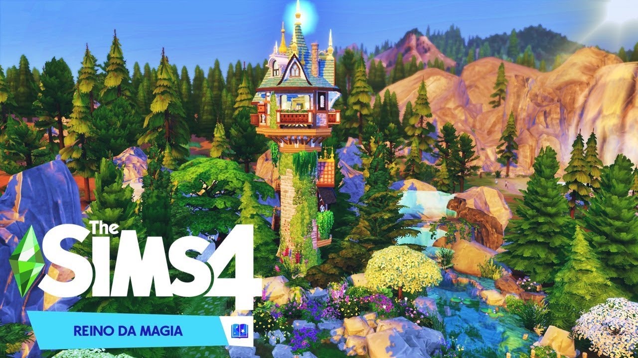 TORRE ENCANTADA🧚‍♂️ ||Enchanted Tower || THE SIMS 4 Speed Build - YouTube