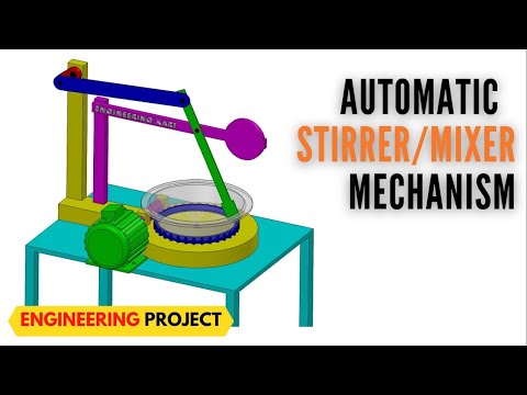 AUTOMATIC STIRRER MIXER MECHANISM| MULTIPURPOSE MIXER | MECHANICAL ...