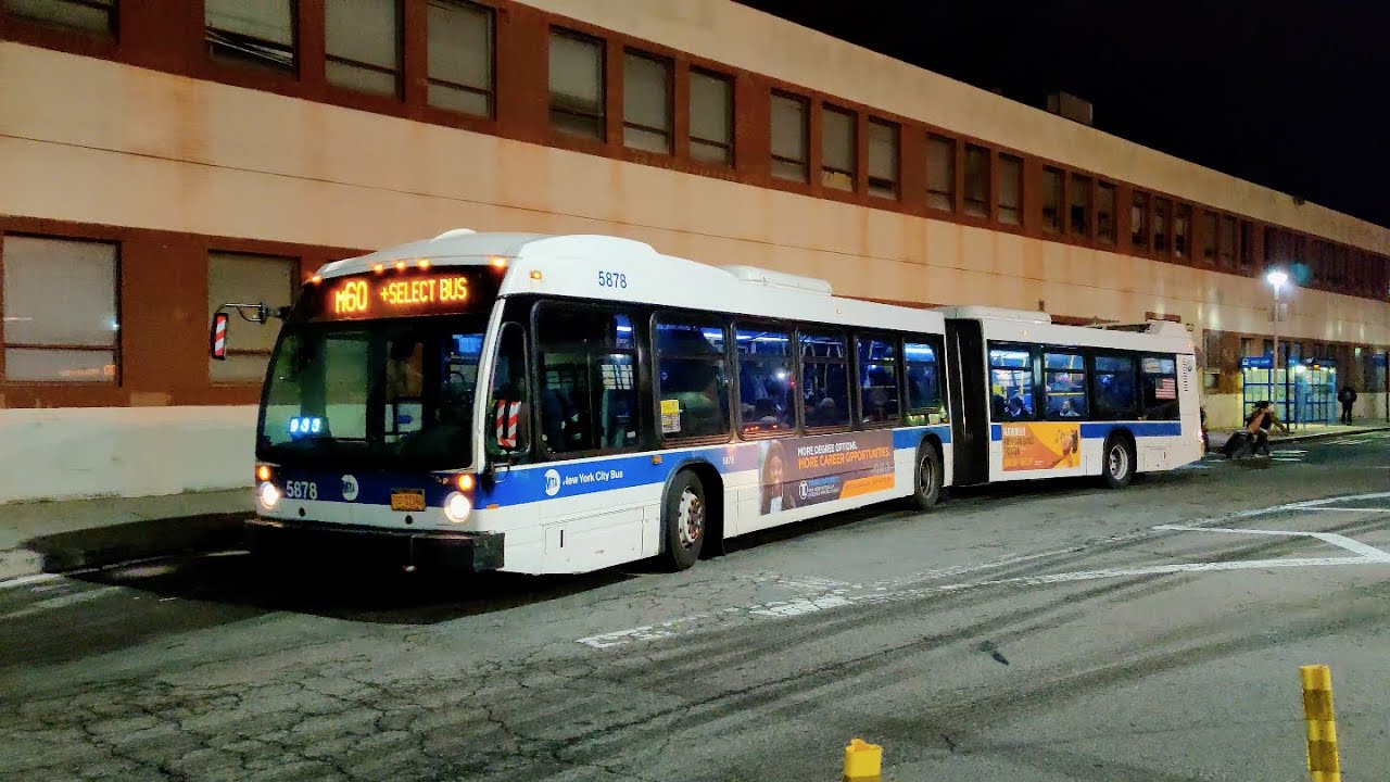 NYCT Bus, PANYNJ: 2012 Nova Bus LFSA 5878 (M60 SBS) & Proterra BE40 860 ...