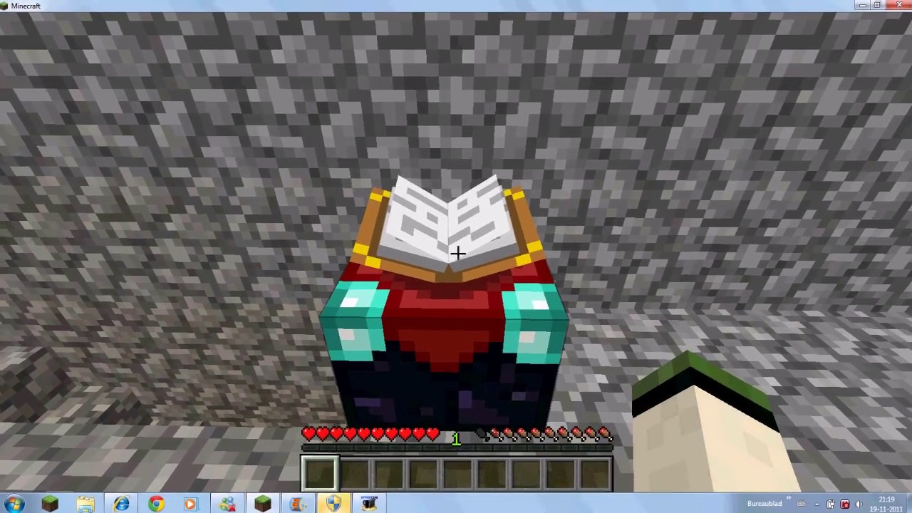 Minecraft: How to make an ENCHANTMENT TABLE - YouTube