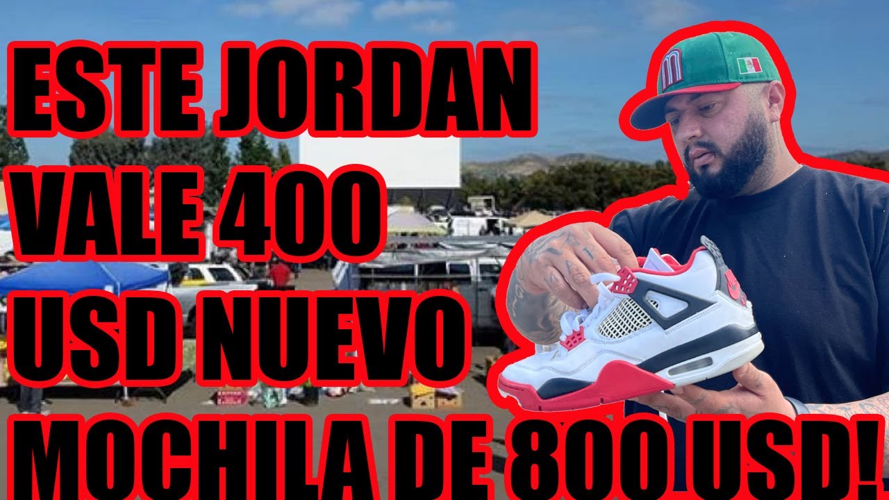 ESTE JORDAN VALE 400 NUEVO y ENCONTRE UNA MOCHILA QUE VALE 800 DOLARES ...