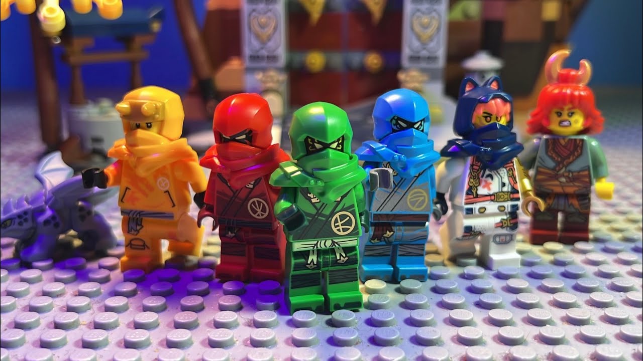 NINJAGO DRAGONS RISING EARLY TEST ANIMATIONS - YouTube