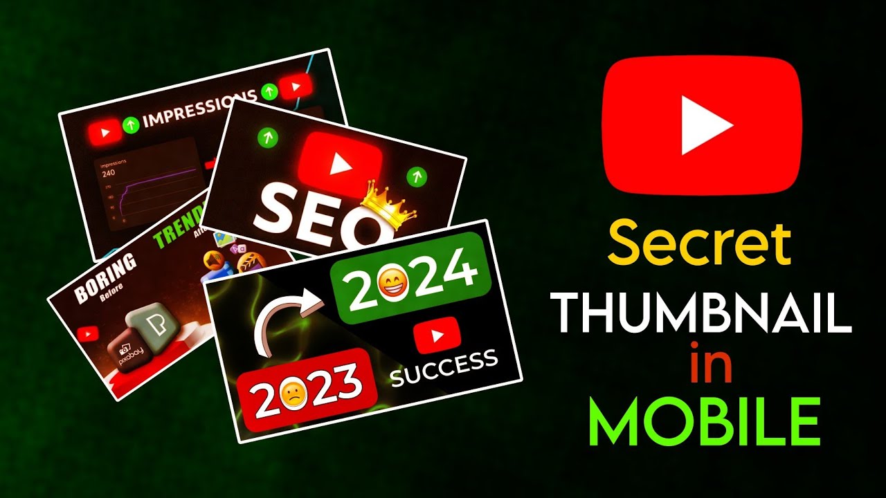 YOUTUBE SECRET THUMBNAIL IN MOBILE 2024 - YouTube