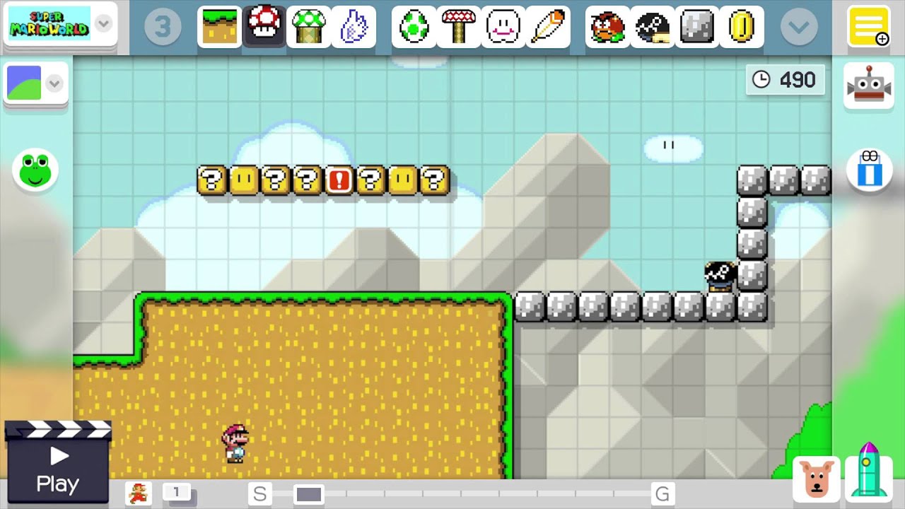 Super Mario Maker - Editor Music: Ground (Mario World) - YouTube