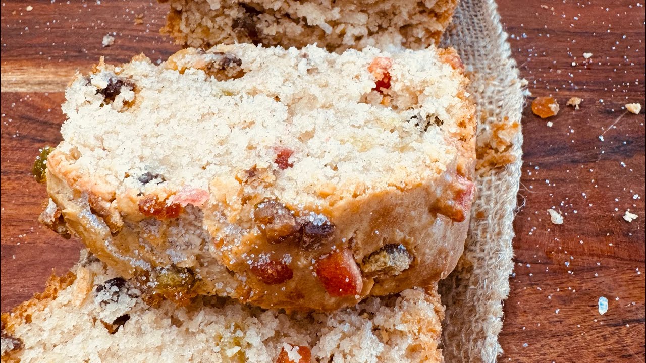 Trini coconut sweet bread with raisins & tutti-frutti - YouTube