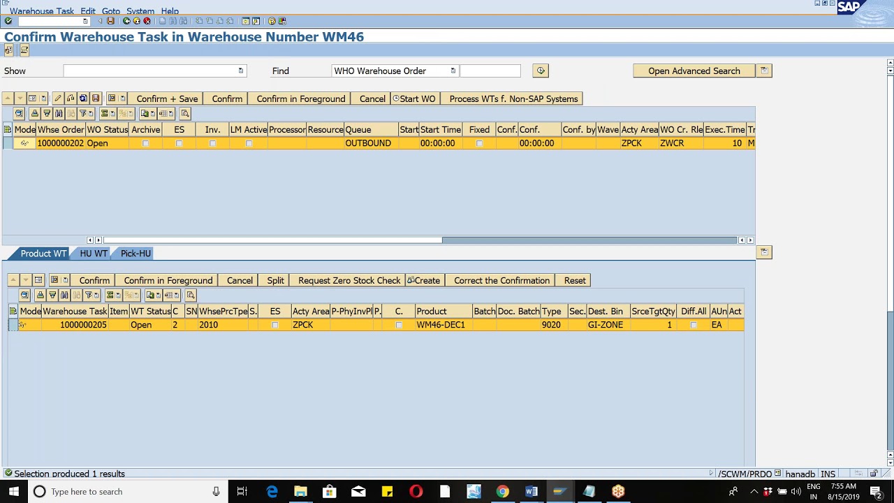 Class 22 Complex outbound configuration step 3 and process SAP EWM ...
