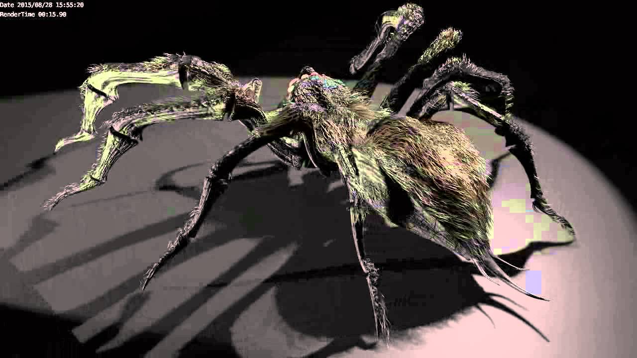 Spinne, Monster-Spinne, Spider, Blender-Animation, Martin Arnold ...