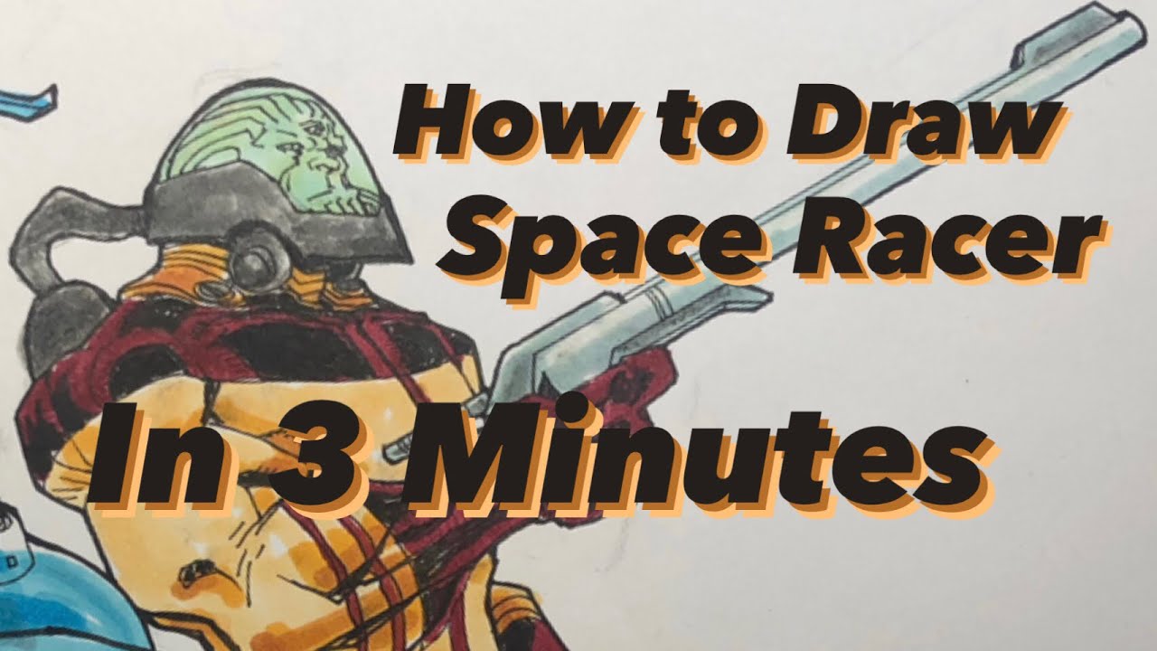 How to Draw Space Racer From Invincible In 3 Minutes - YouTube