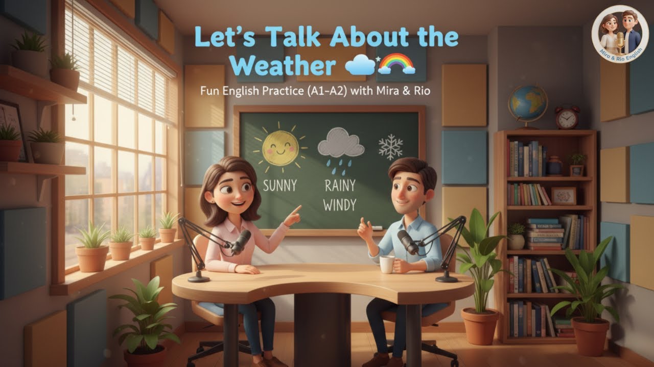 Let’s Talk About the Weather in English ☀️| Easy English Conversation ...