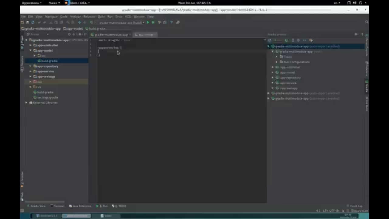 Gradle multi module project creation PART 2 - YouTube
