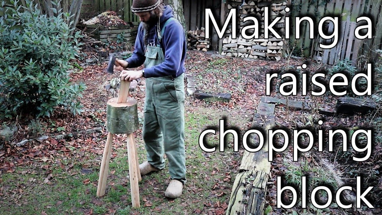 Making a raised chopping block - YouTube