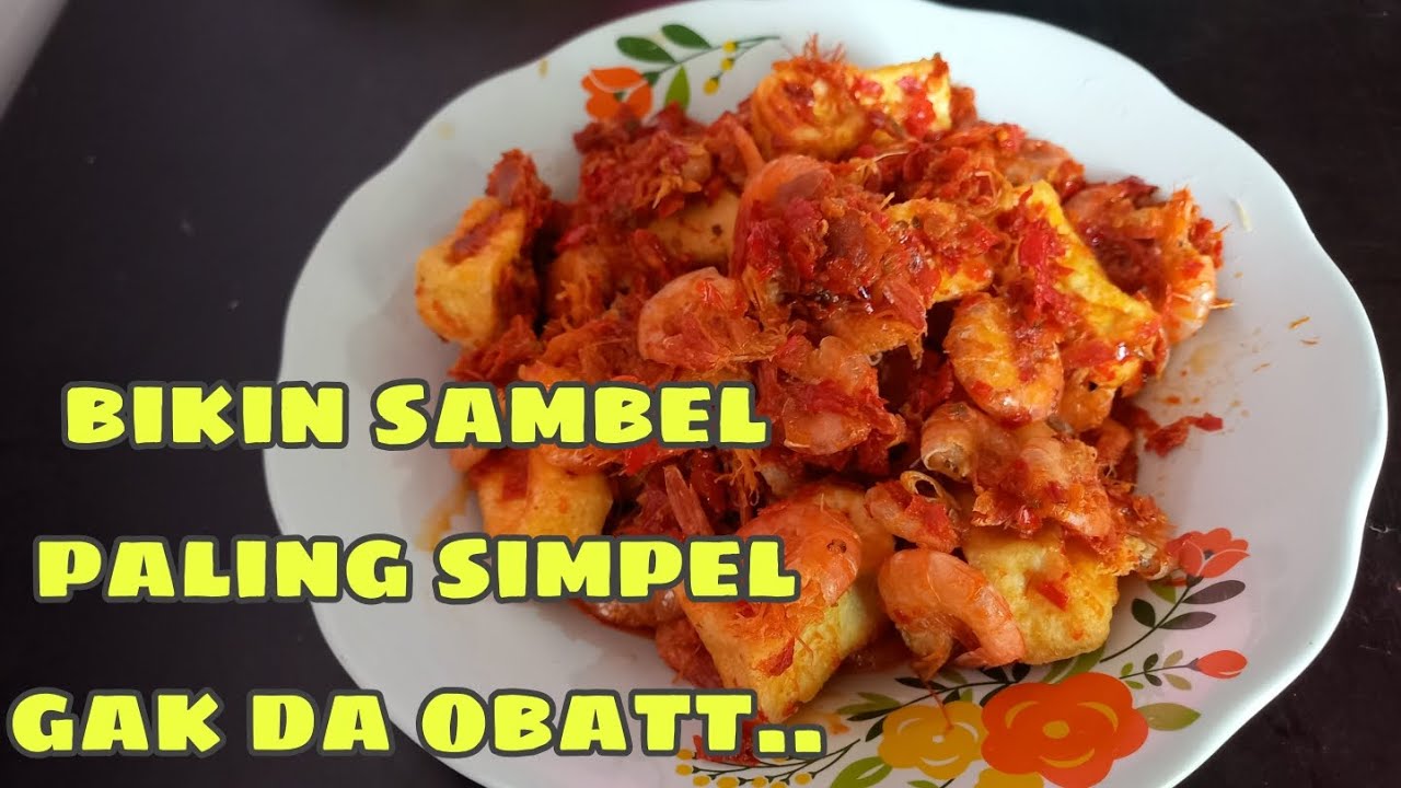 goreng tahu + udang gak da lawan - YouTube