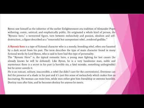 LORD BYRON- On this Day I Complete My Thirty- Sixth Year - YouTube