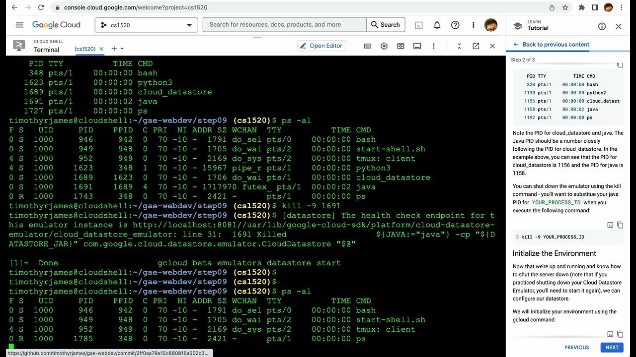 CS1520 Lecture21a: Installing the Cloud Datastore Emulator - YouTube