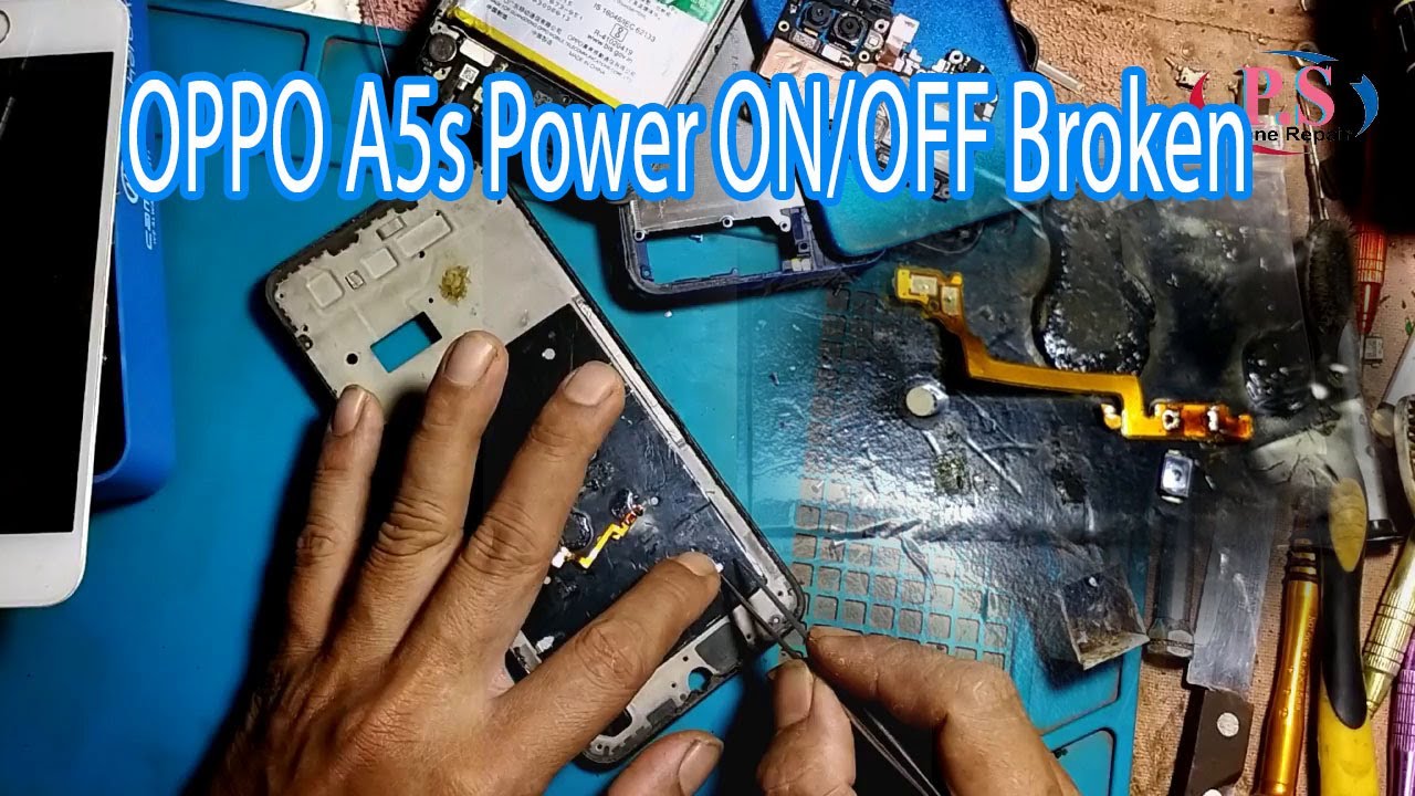 OPPO A5s Power ON/OFF Not working - YouTube