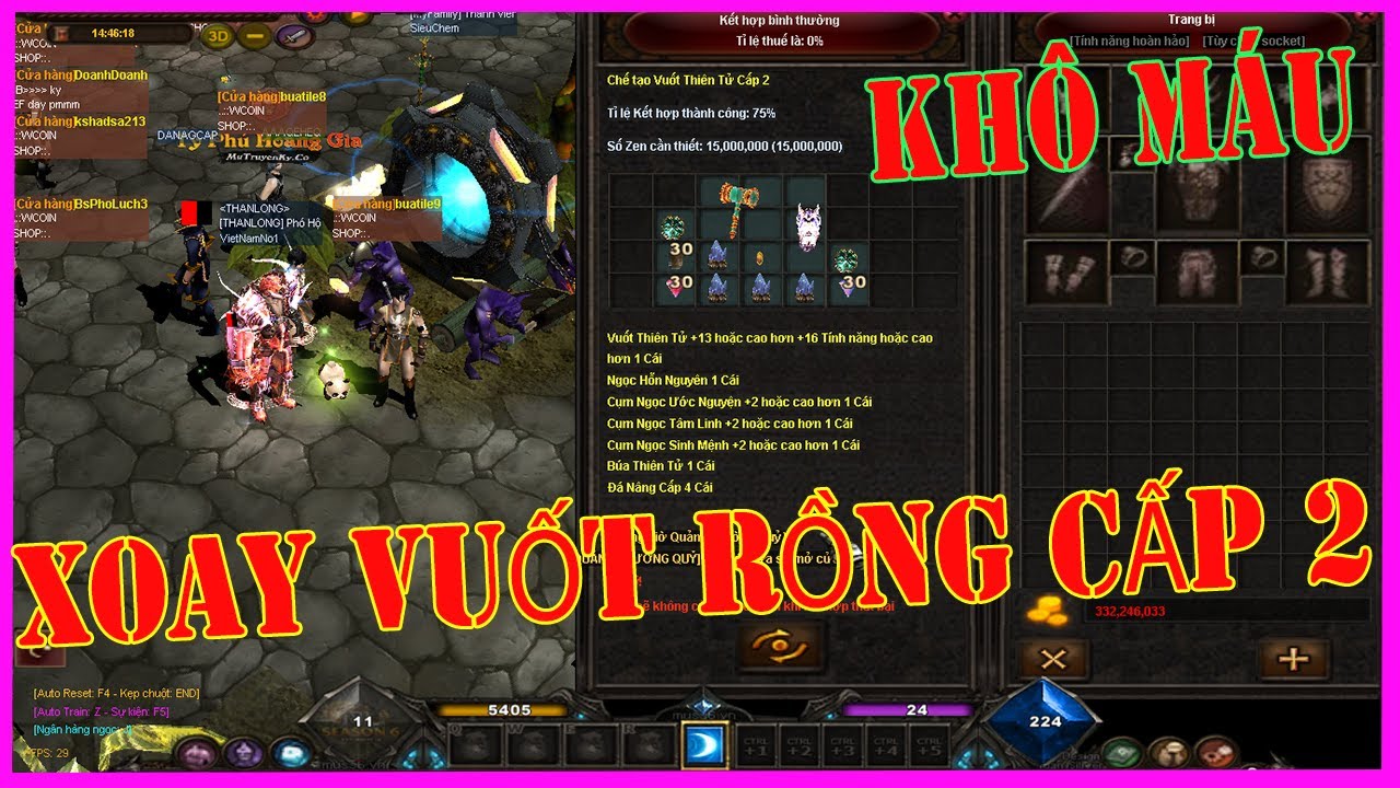 Mu Online Mới Ra | Ham Hố Lên Vuốt C2 Cho Bằng Bạn Bằng Bè Thanh Niên ...