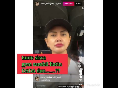 sisca mellyana gym sambil liatin dada dan.....??? | live ig