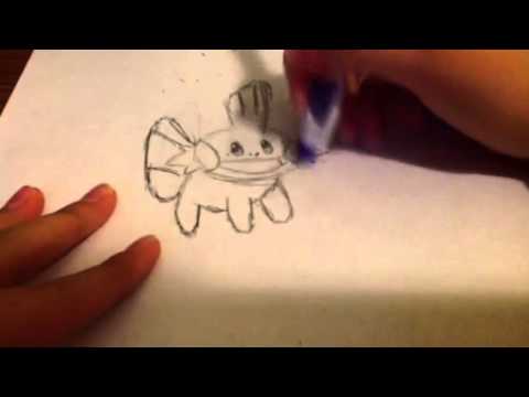 How to draw Mudkip - YouTube