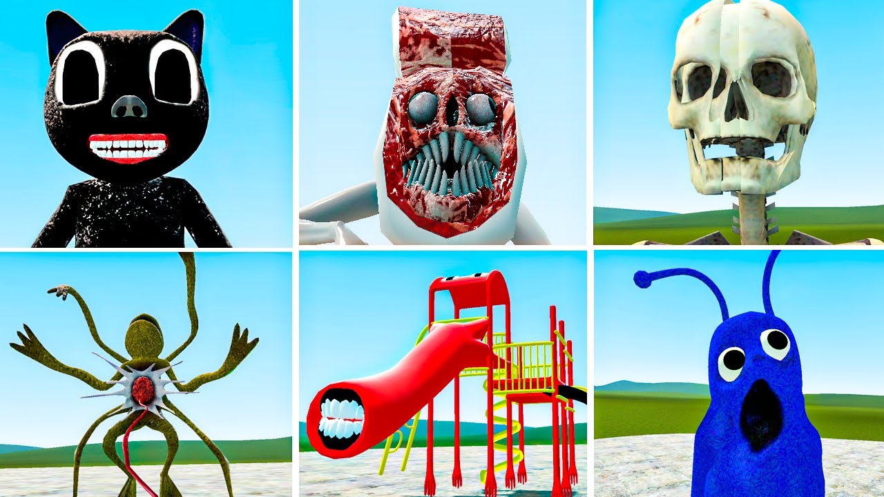 TREVOR HENDERSON: COSTUME MAN, RIBBIT, BRIDGE WORM, CARTOON CAT ...