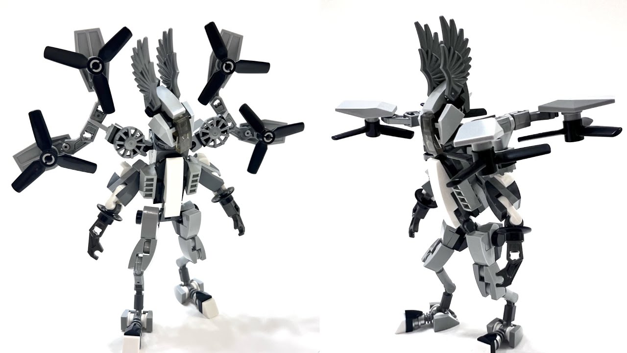 Build a Lego Mini Mech Drone (Tutorial). - YouTube