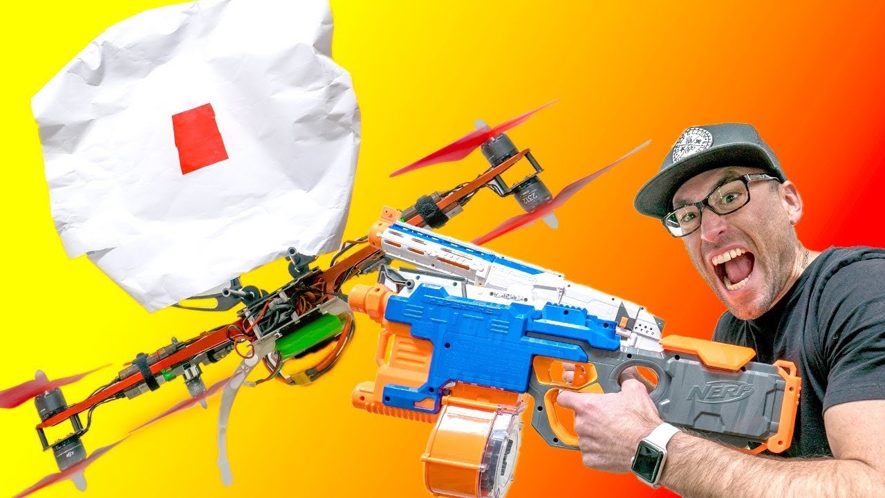 DIY Drone Nerf Target! - YouTube
