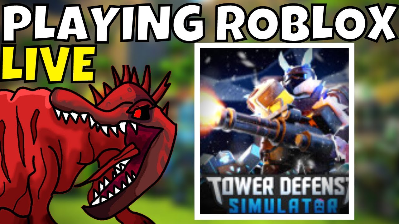 PLAYING ROBLOX TOWER DEFENSE SIMULATOR (TDS) 🔴LIVE WITH VIEWERS ...