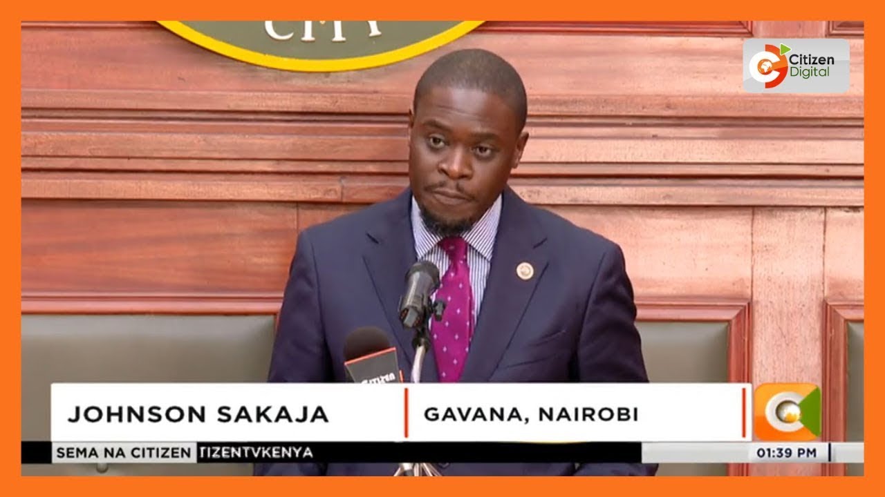 Nairobi Governor Johnson Sakaja delivers state of the county address ...