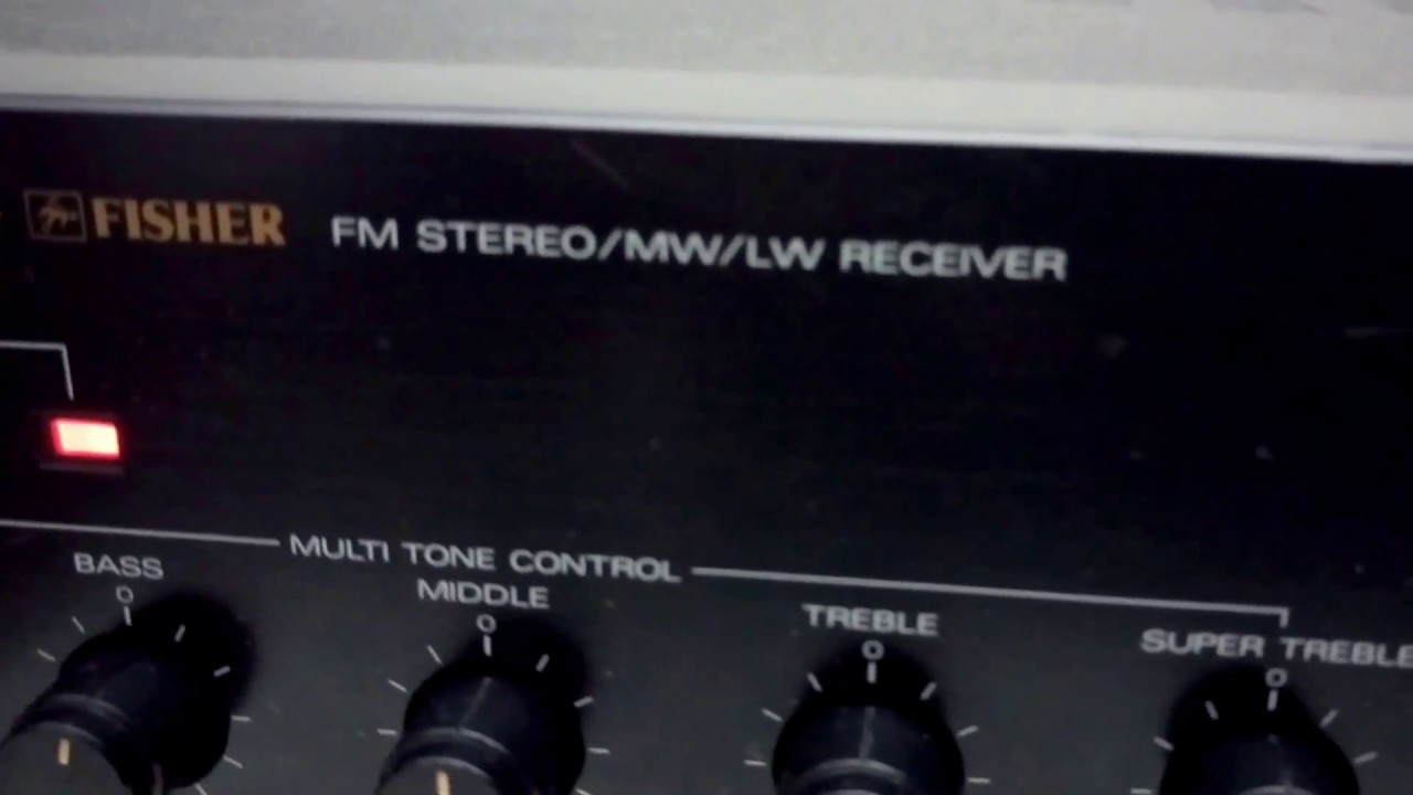 FISHER RS-909 Studio-Standard Stereo Receiver - YouTube