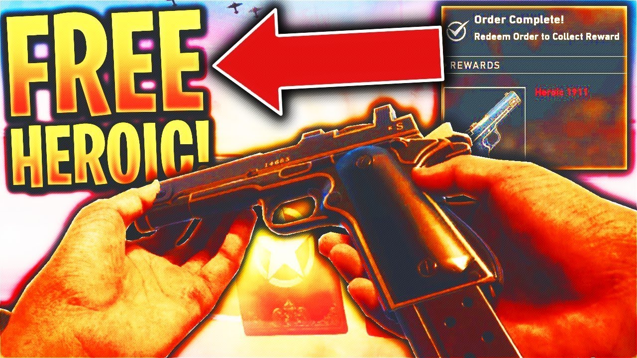 NEW FREE HEROIC WEAPON in COD WW2! (NEW SPECIAL ORDER) - Free Heroic ...