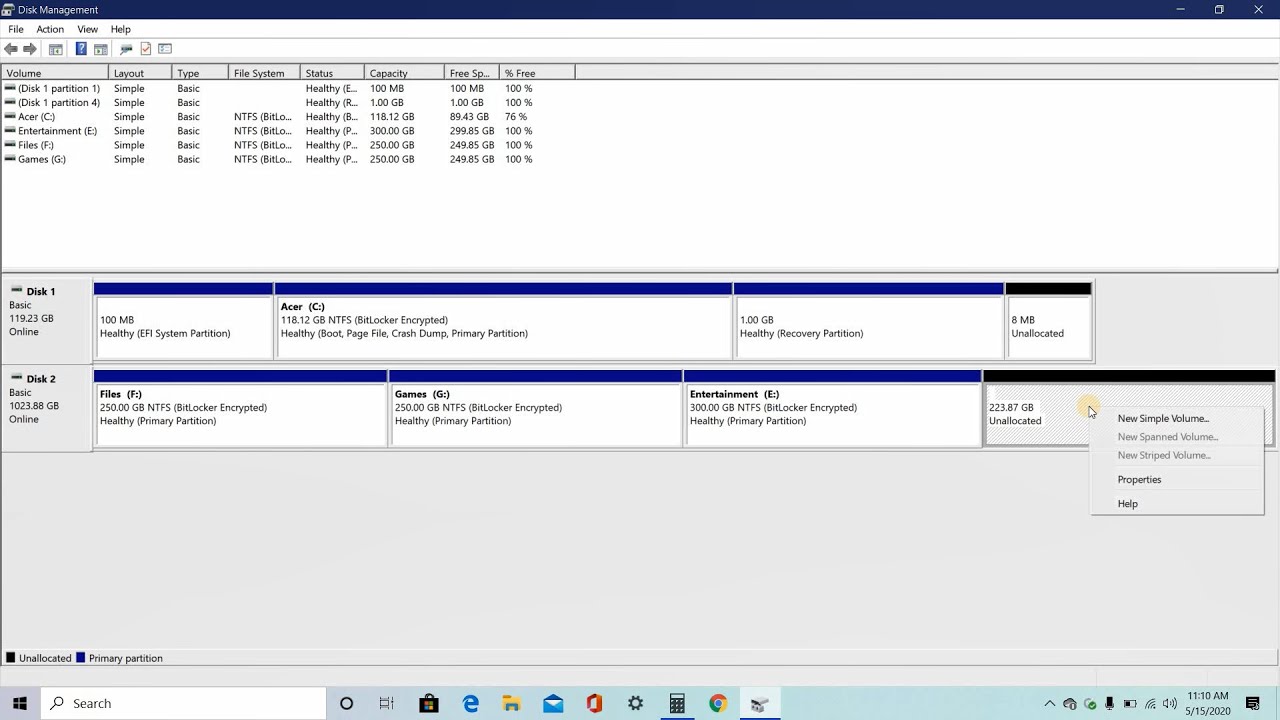 *How to CREATE PARTITIONS to your LOCAL DISKS after buying a new PC ...