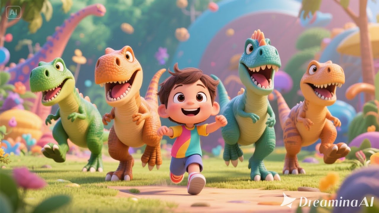 Count with Dinosaurs 1–20 | Fun Dinosaur Counting Song for Kids | Learn ...