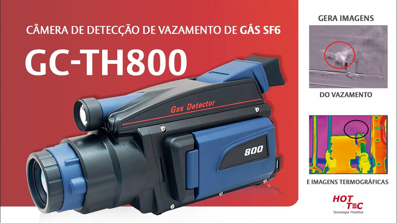 Câmera de Detecção de Vazamento de Gás SF6 • GC TH800 - YouTube