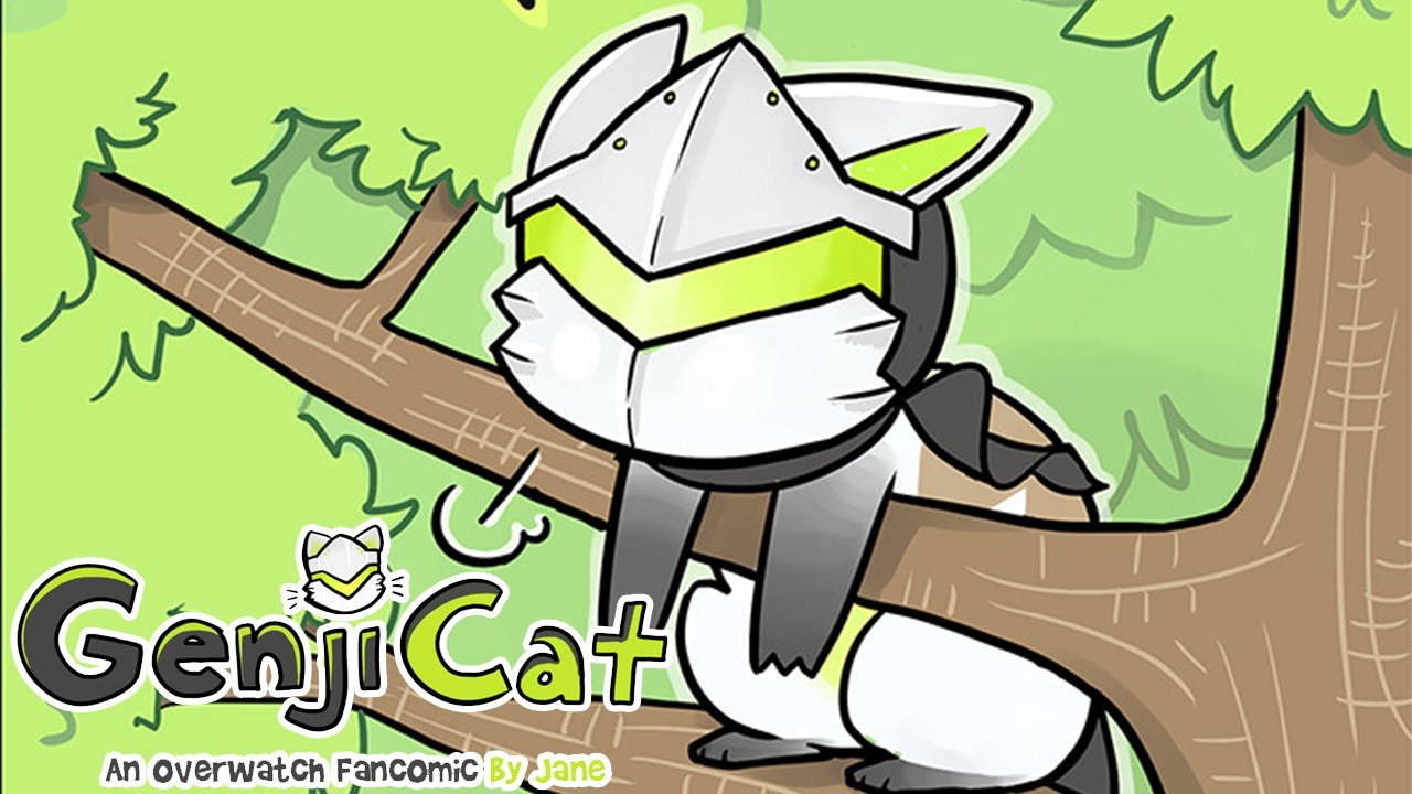Genji Cat Stuck On A Tree | Overwatch Comic Dub - YouTube