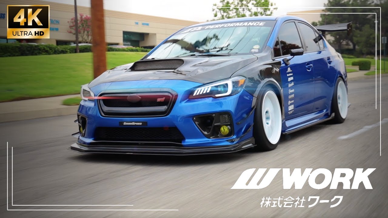 D9R WORK Emotion on a STI [4K] #car #cinematic - YouTube