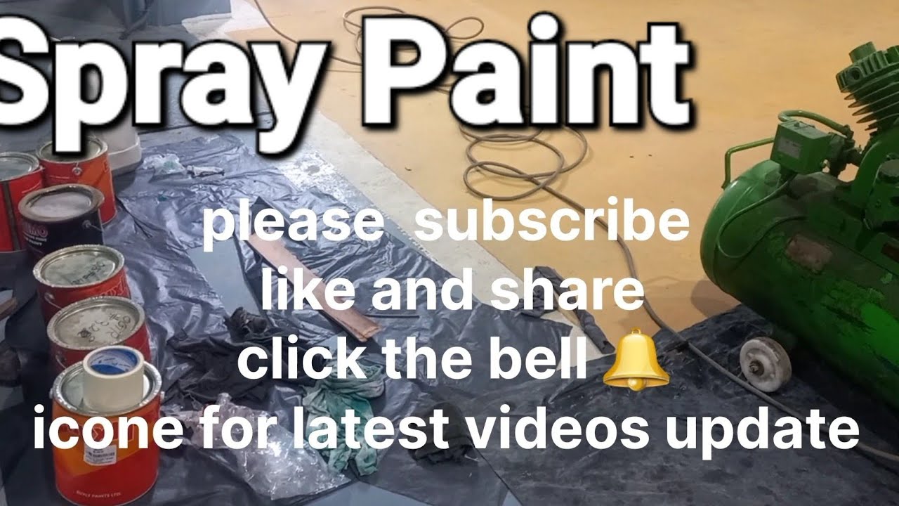 Pray Paint on Genset - YouTube
