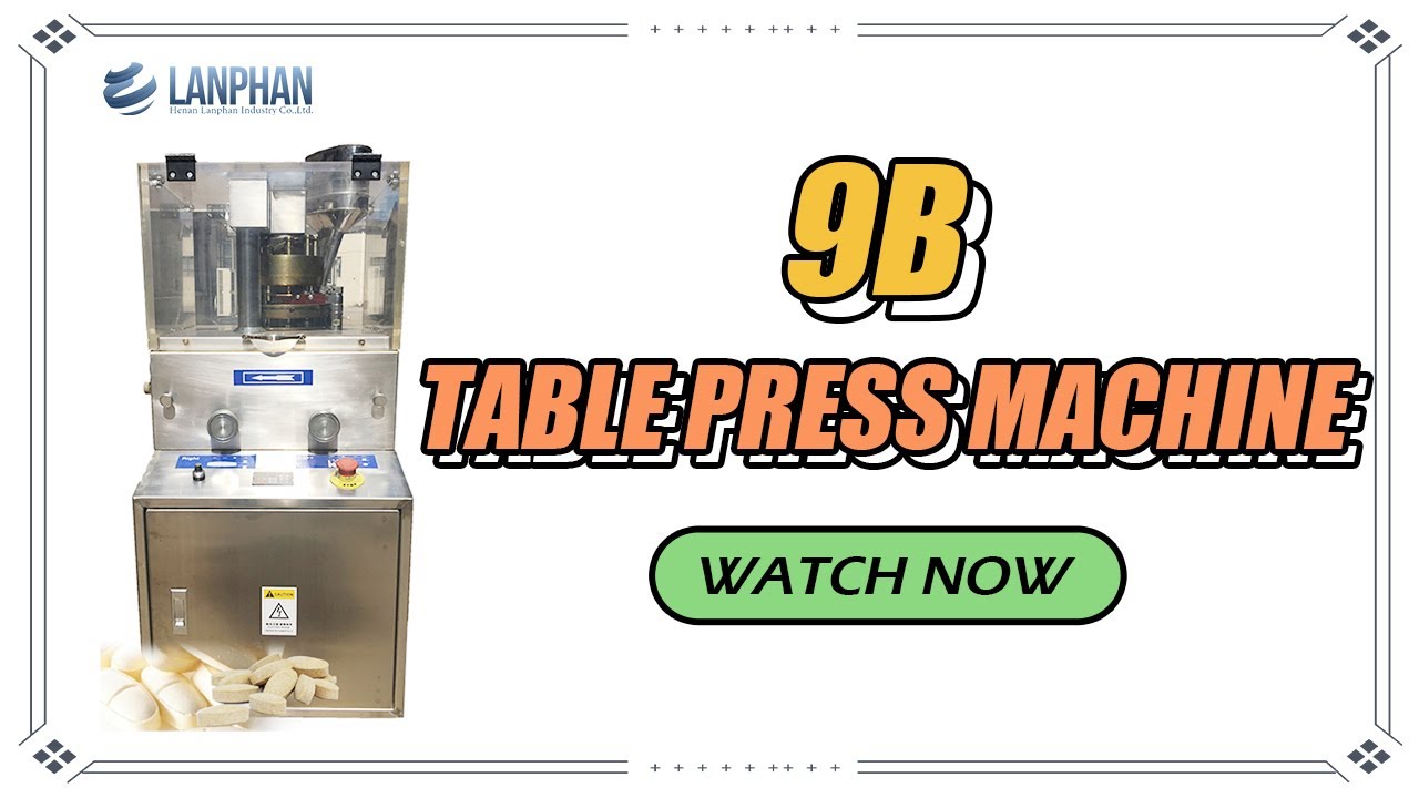 TABLE PRESS MACHINE LP 9B - YouTube