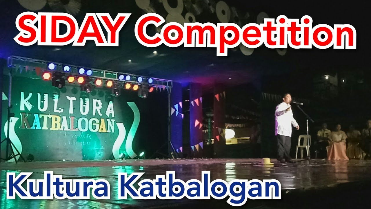 SIDAY COMPETITION 2019/Kultura Katbalogan/WARAYNON - YouTube