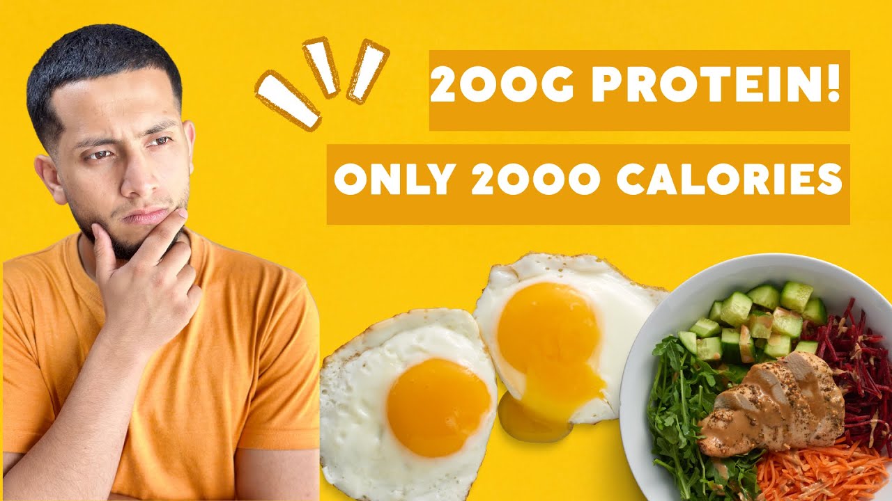 How I Eat 200g of Protein a Day on 2000 Calories (No Supplements) - YouTube