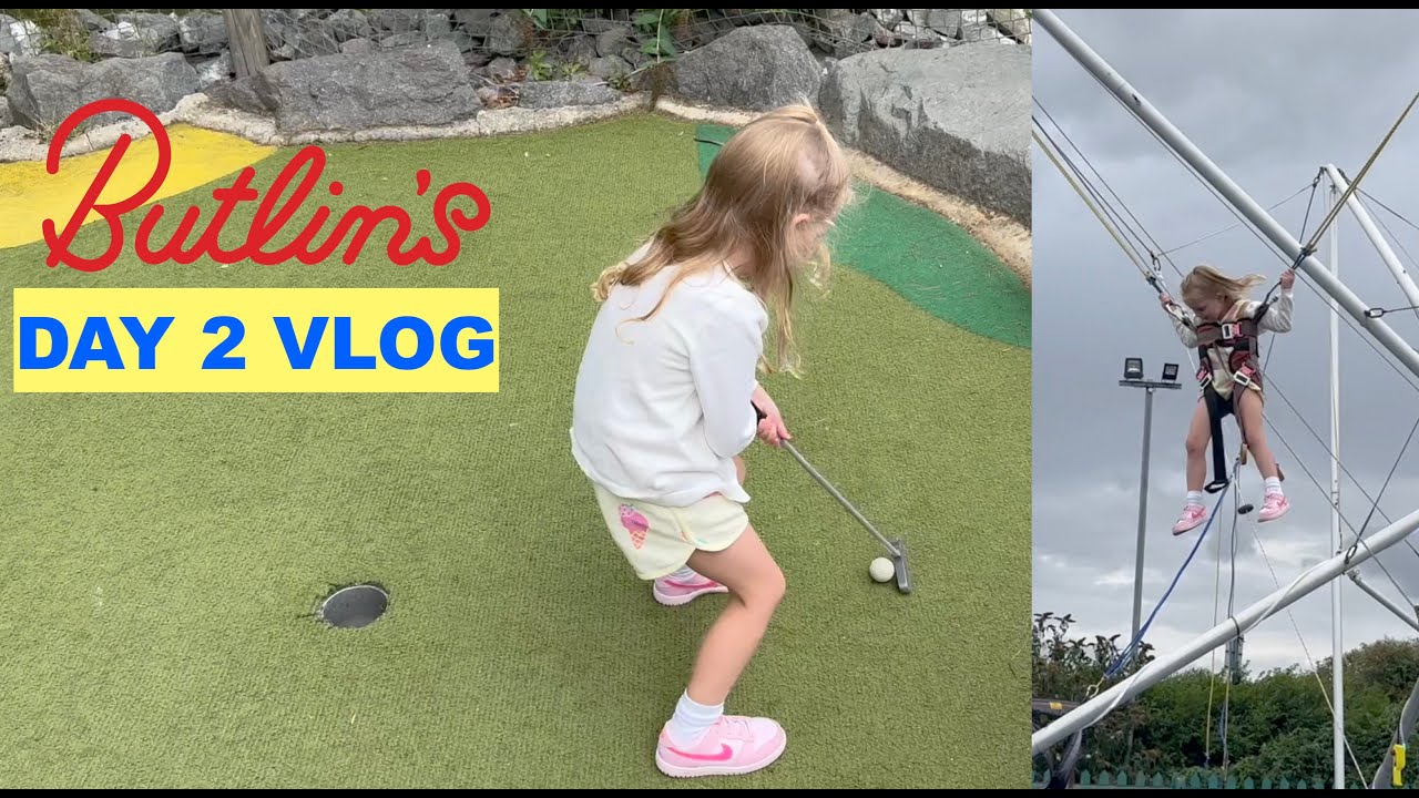 Butlins Vlog Skegness Day 2 (Golf, Arcade and Fairground Plus Stephen ...
