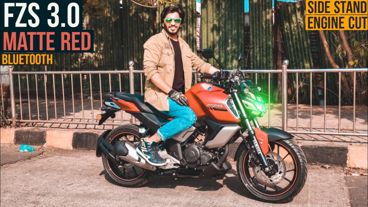 2021 YAMAHA FZS FI V-3.0 - MATTE RED looks DANGEROUS - YouTube