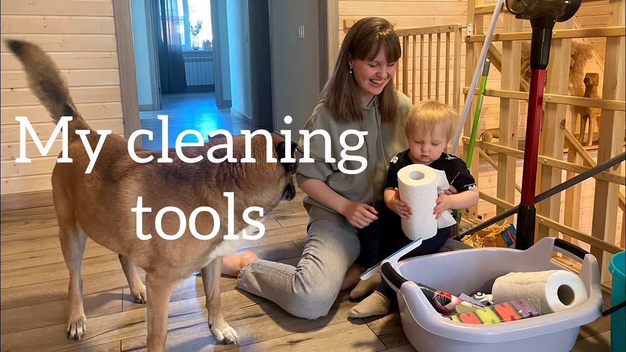 Visual vocabulary! My cleaning tools! - YouTube