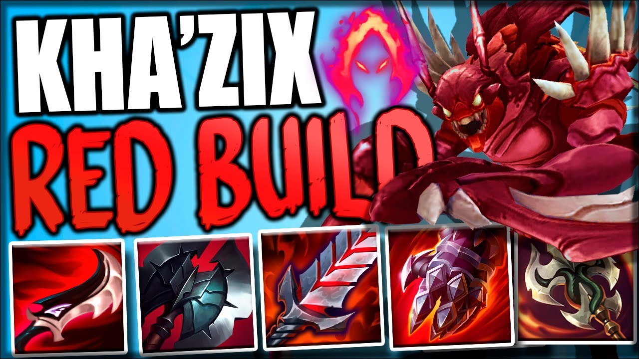 WTF!! ESTA RED BUILD de KHA'ZIX S11 hace que sea INMORTAL | LoL ...