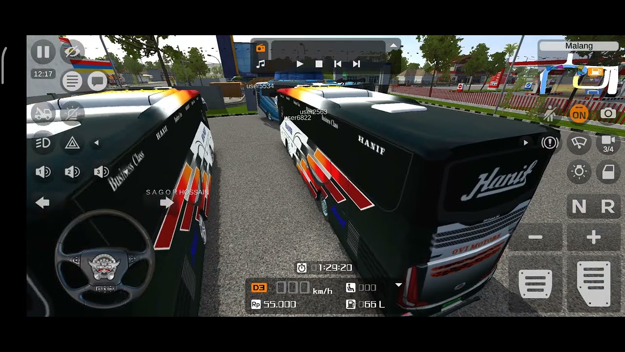 bus simulator||new hanif#game_indo - YouTube
