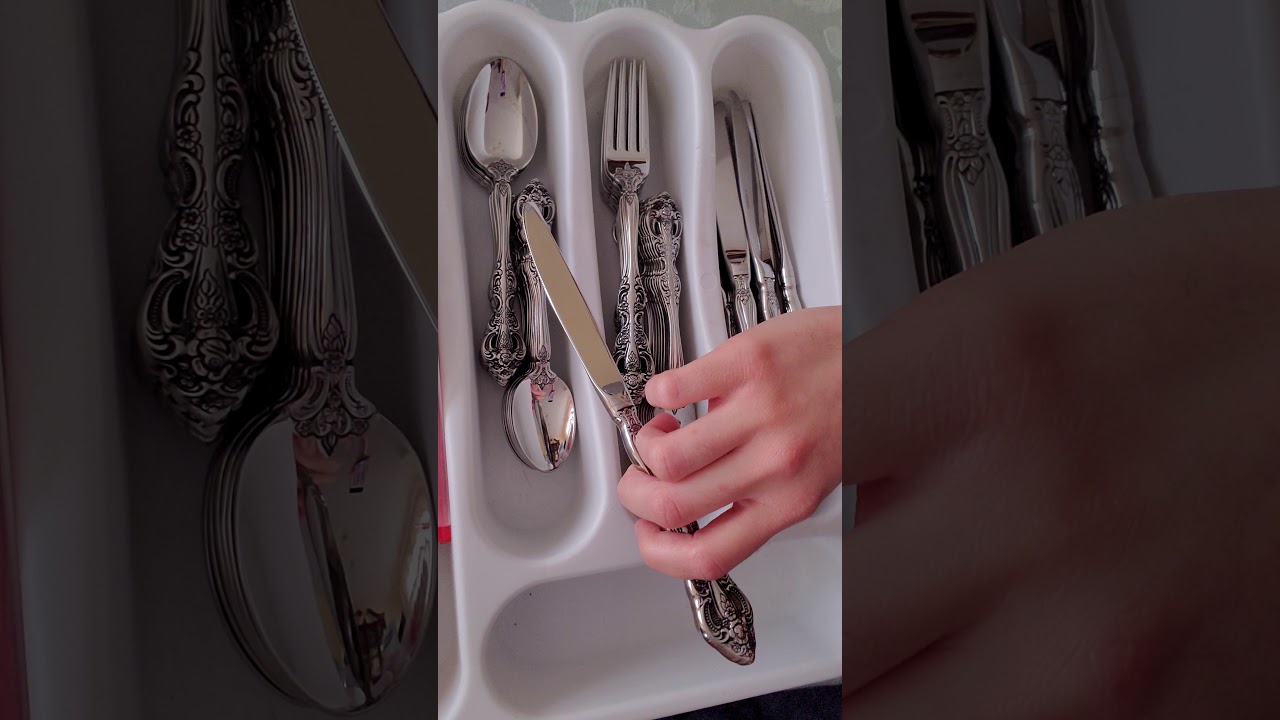 Life Skills Activities: Sorting Silverware - YouTube