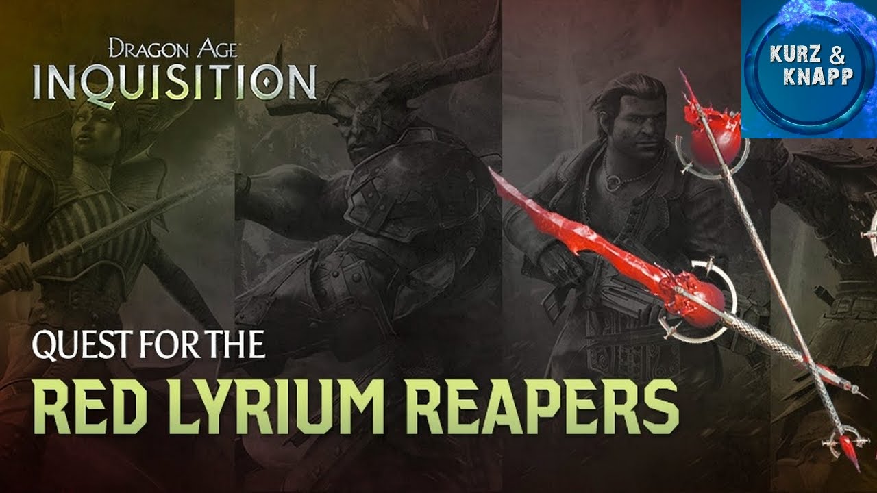 Rote Lyrium Waffen freischalten / Get Red Lyrium Weapon Pack / Dragon ...