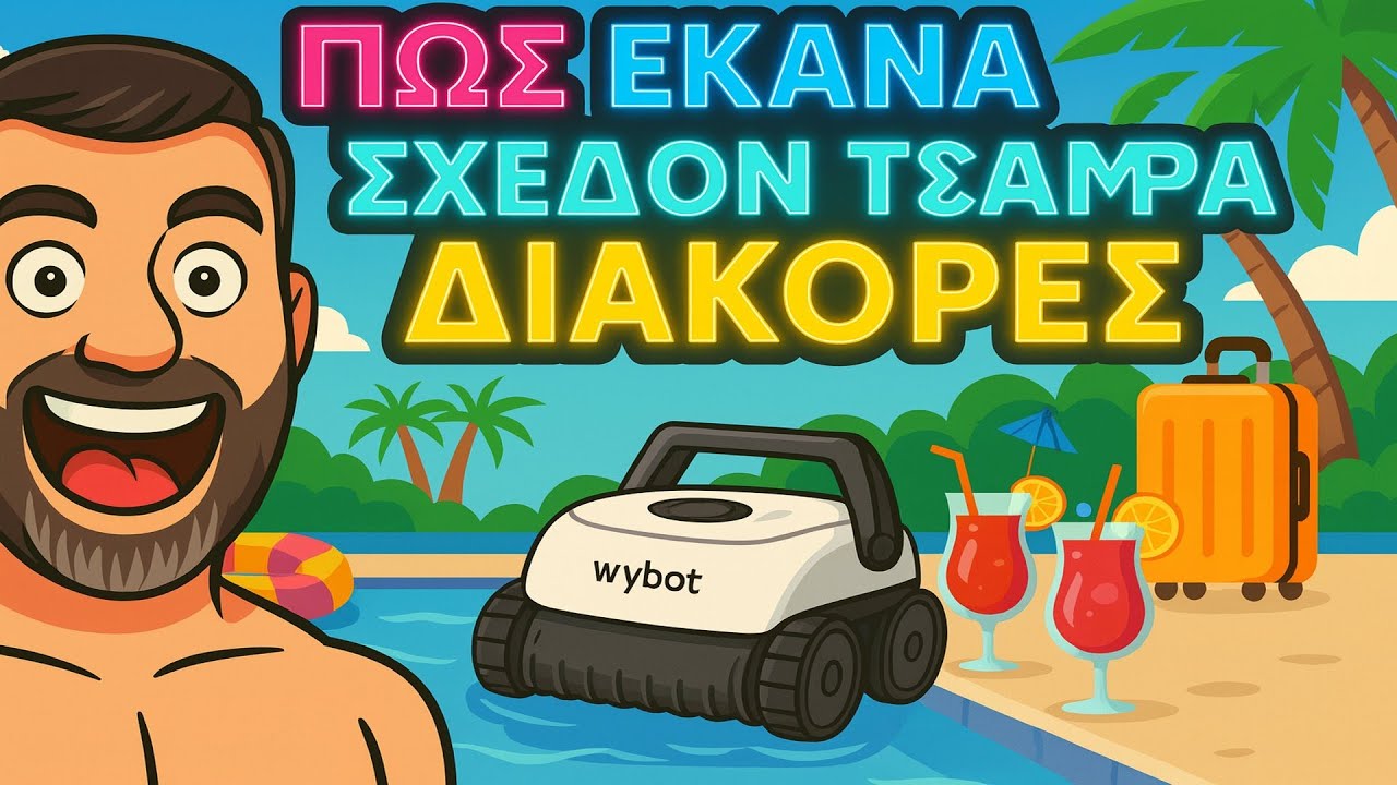 ΠΩΣ ΕΚΑΝΑ ΣΧΕΔΟΝ ΤΣΑΜΠΑ ΔΙΑΚΟΠΕΣ (με μια Wybot C2 Vision) - YouTube